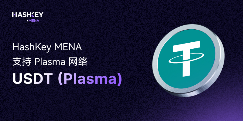 HashKey MENA 完成 Tether (USDT) 于 Plasma 的网络集成，充值和提现业务现已开放 – HashKey MENA